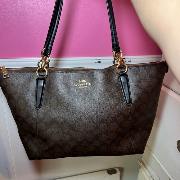 Coach | Bags | Coach Brown And Black Womens Bag | Poshmark